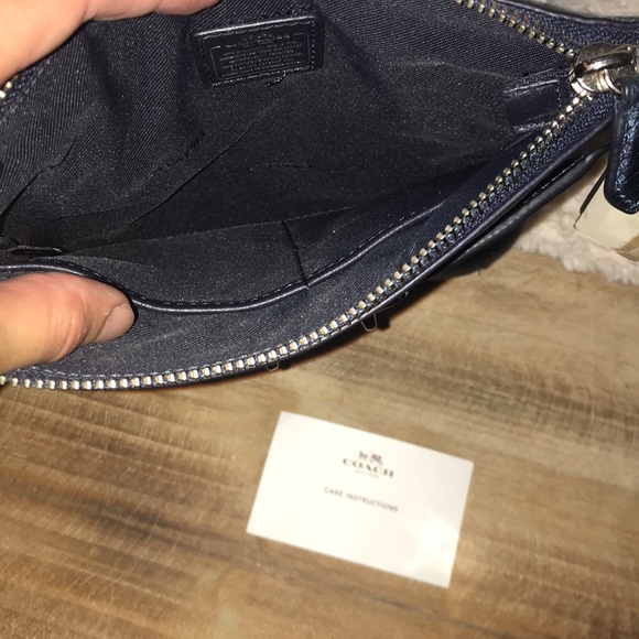 Coach | Bags | Coach Swagger Metallic Blue Swing Crossbody | Poshmark